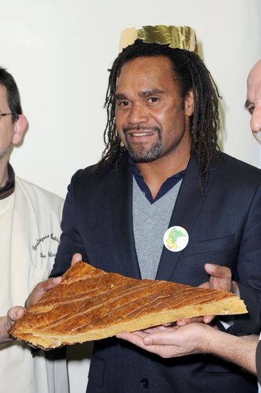 Christian Karembeu Visiting Andre Mignot Hospital Editorial Stock Photo ...
