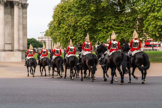 Kings Life Guard Household Division Return Editorial Stock Photo ...