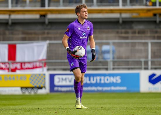 Marcus Dewhurst Goalkeeper Scunthorpe United During Editorial Stock ...