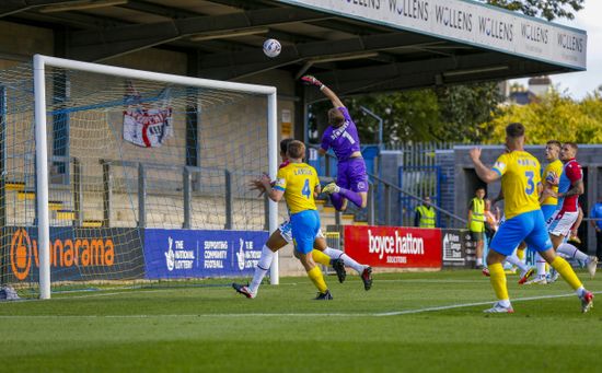 Marcus Dewhurst Goalkeeper Scunthorpe United Makes Editorial Stock ...