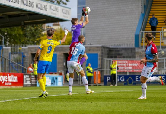 Marcus Dewhurst Goalkeeper Scunthorpe United Comes Editorial Stock ...