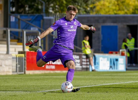 Marcus Dewhurst Goalkeeper Scunthorpe United During Editorial Stock ...