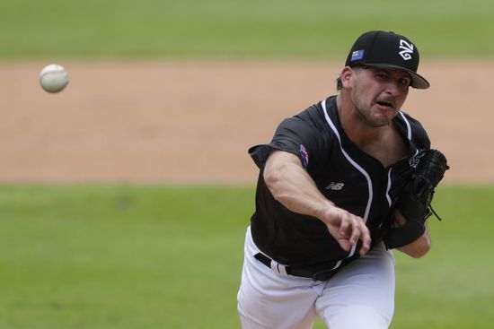 Jimmy Boyce Pitcher New Zealand Throws Editorial Stock Photo - Stock ...