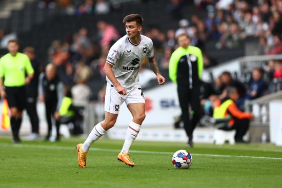 Mk Dons Defender Daniel Harvie 21 Editorial Stock Photo - Stock Image ...