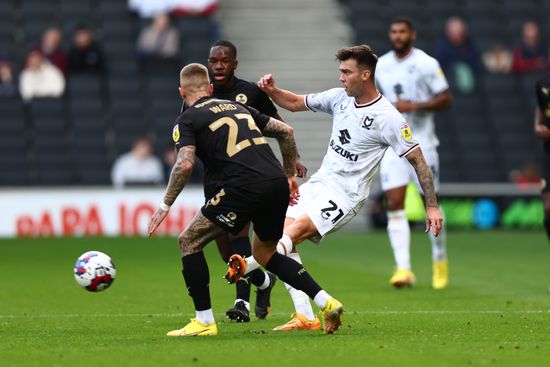 Mk Dons Defender Daniel Harvie 21 Editorial Stock Photo - Stock Image ...