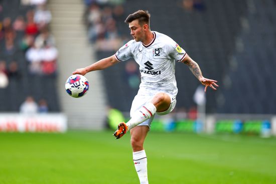Mk Dons Defender Daniel Harvie 21 Editorial Stock Photo - Stock Image ...