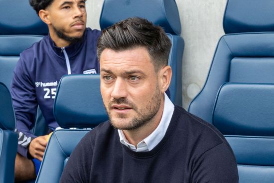 Afc Wimbledon Manager Johnnie Jackson During Editorial Stock Photo ...