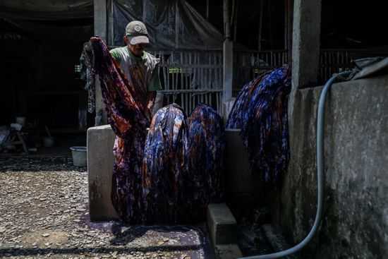 Worker Doing Dying Coloring Process Make Editorial Stock Photo - Stock ...