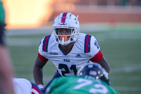 Florida Atlantic Owls Linebacker Jaylen Wester Editorial Stock Photo ...