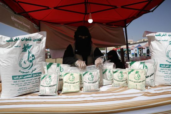 Vendor Displays Sacks Full Flour Sale Editorial Stock Photo - Stock ...