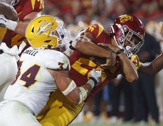 Usc Trojans Running Back Travis Dye Editorial Stock Photo - Stock Image ...
