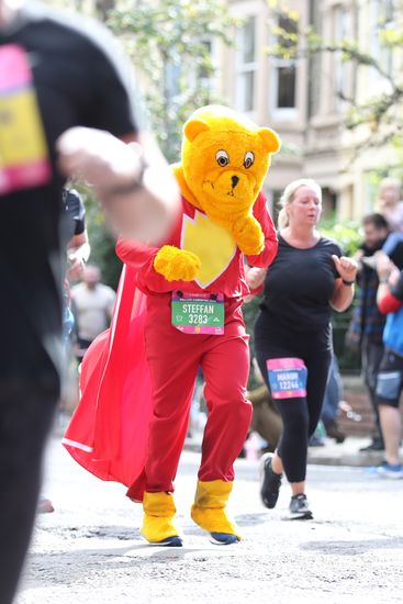 Runnerin Super Ted Costume Roath Park Editorial Stock Photo - Stock ...