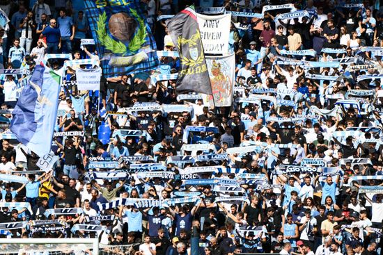 Ss Lazio Fans During Italian Football Editorial Stock Photo - Stock ...
