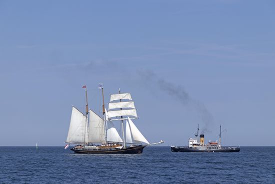 Sailing Ship Steam Icebreaker Stettin Baltic Editorial Stock Photo ...
