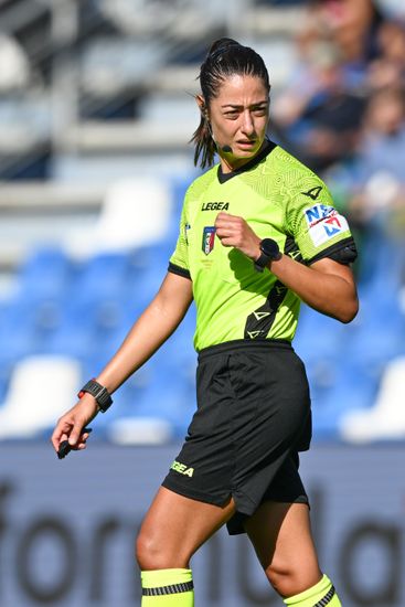 Mapei Stadium 021022 Referee Mrs Maria Editorial Stock Photo - Stock ...