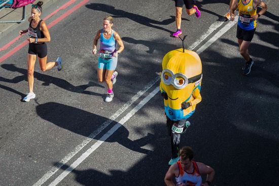 Runner Dressed Minions Character Takes Part Editorial Stock Photo ...