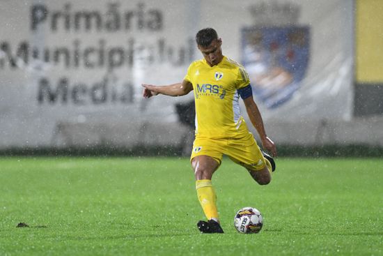 Valentin Ticu Action During Romania Superliga1 Editorial Stock Photo ...