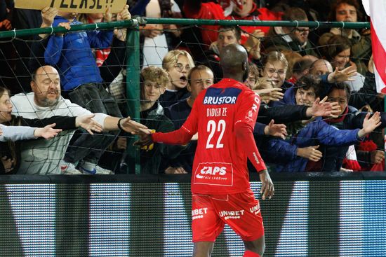 Kortrijks Didier Lamkel Ze Kortrijks Supporters Editorial Stock Photo - Stock Image | Shutterstock