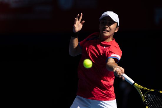 Yuta Shimizu Tennis Rakuten Japan Open Editorial Stock Photo - Stock ...
