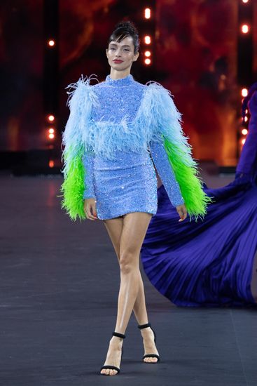 Luma Grothe Walks Runway During Loreal Editorial Stock Photo - Stock ...