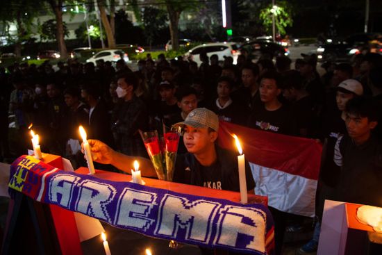 Persija Jakarta Football Club Supporters Held Editorial Stock Photo ...