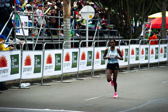 Eritean Nazret Weldu Finishes Fourth 21k Editorial Stock Photo - Stock ...