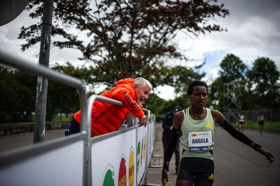 Kenian Angela Tanui Talks Trainer She Editorial Stock Photo - Stock ...
