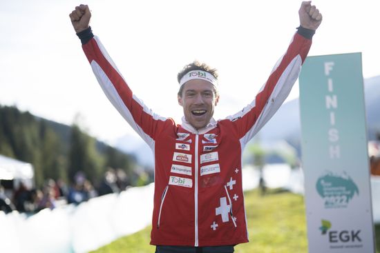 Daniel Hubmann Switzerland Reacts After Winning Editorial Stock Photo ...