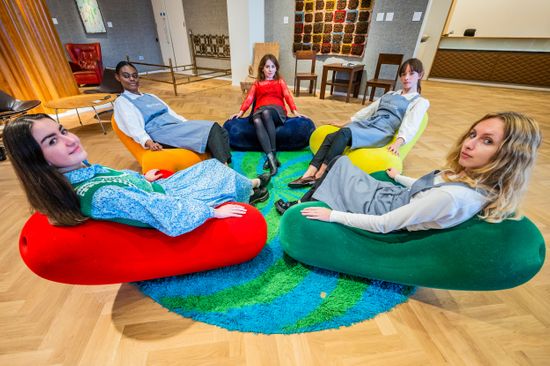 Marc Newson Five Bucky Chairs Designed Editorial Stock Photo - Stock ...