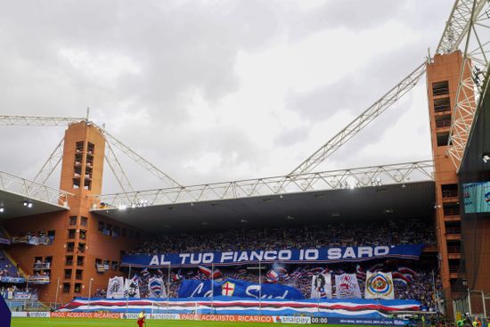 Luigi Ferraris Stadium During Italian Championship Editorial Stock ...