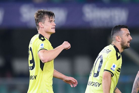 Jaka Bijol Udinese Calcio Celebrates After Editorial Stock Photo ...