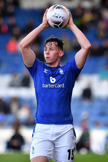 Mitchell Roberts Oldham Athletic During Vanarama Editorial Stock Photo ...