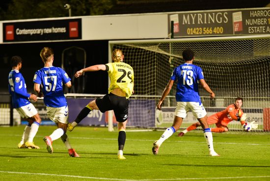 Luke Armstrong Harrogate Town Shoots Goalkeeper Editorial Stock Photo ...