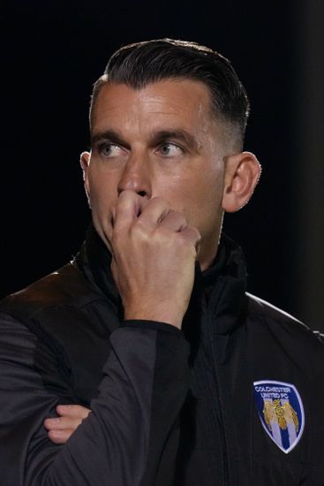 Colchester United Manager Matt Bloomfield Editorial Stock Photo - Stock ...