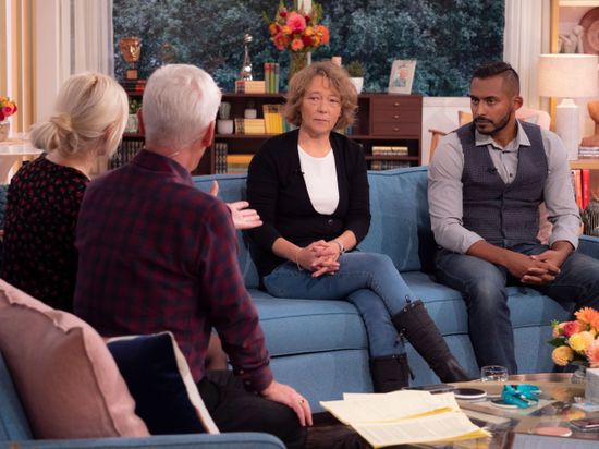 Phillip Schofield Holly Willoughby Sam Gillingham Editorial Stock Photo ...