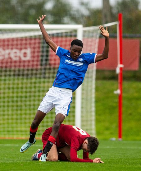 Rangers U19s Forward Paul Nsio Editorial Stock Photo - Stock Image ...