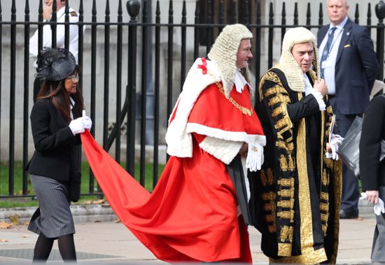 Lord Chief Justice Ian Burnett Red Editorial Stock Photo - Stock Image ...