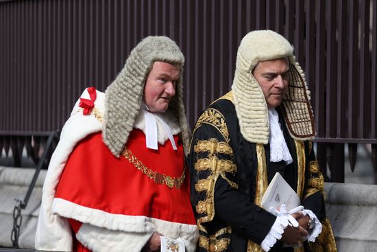 Lord Chief Justice Ian Burnett Left Editorial Stock Photo - Stock Image ...