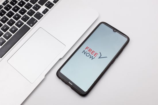 This Photo Illustration Free Now Logo Editorial Stock Photo - Stock ...