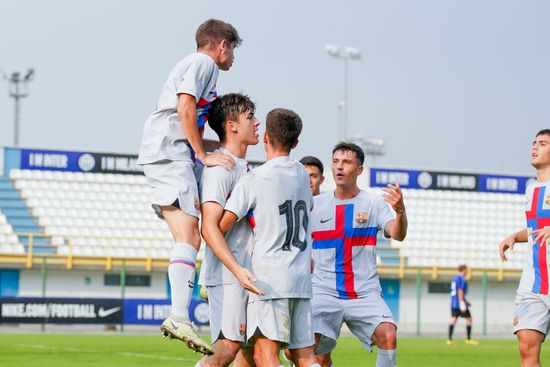 Victor Barbera Fc Barcelona Celebrates After Editorial Stock Photo ...