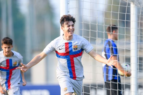 Victor Barbera Fc Barcelona Celebrates After Editorial Stock Photo ...
