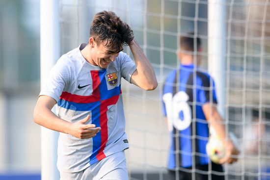 Victor Barbera Fc Barcelona Celebrates After Editorial Stock Photo ...