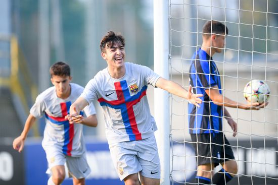 Victor Barbera Fc Barcelona Celebrates After Editorial Stock Photo ...