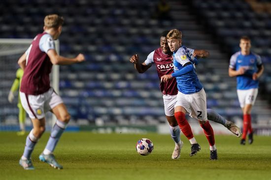 Portsmouth Defender Zak Swanson During Efl Editorial Stock Photo ...