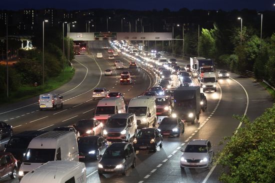 Traffic Queues On A102m Blackwall Tunnel Editorial Stock Photo - Stock ...