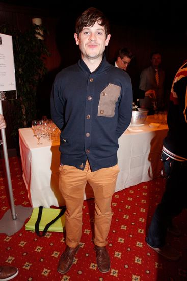 Iwan Rheon Arriving 23rd British Film Editorial Stock Photo - Stock ...