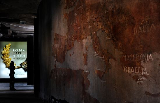 Exhibition Roma Caput Mundi Rome Capital Editorial Stock Photo - Stock ...