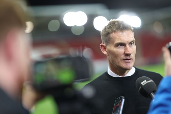 Matt Taylor Manager Rotherham United Talks Editorial Stock Photo ...