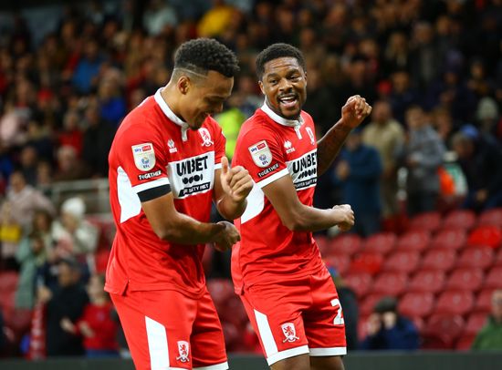 Chuba Akpom Celebrates Scoring Boros First Editorial Stock Photo ...