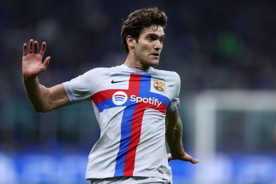 Marcos Alonso Fc Barcelona Looks On Editorial Stock Photo - Stock Image ...